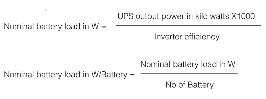 Fuji Electric | UPS Sizing Calculation